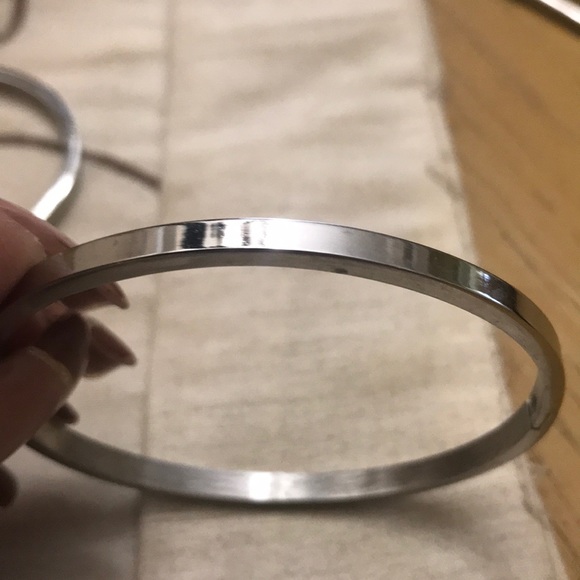 Jewelry | 2 Stainless Steel Bangle | Poshmark